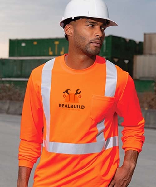 Custom Reflective T-Shirts & Hi Vis Reflective Work Shirts