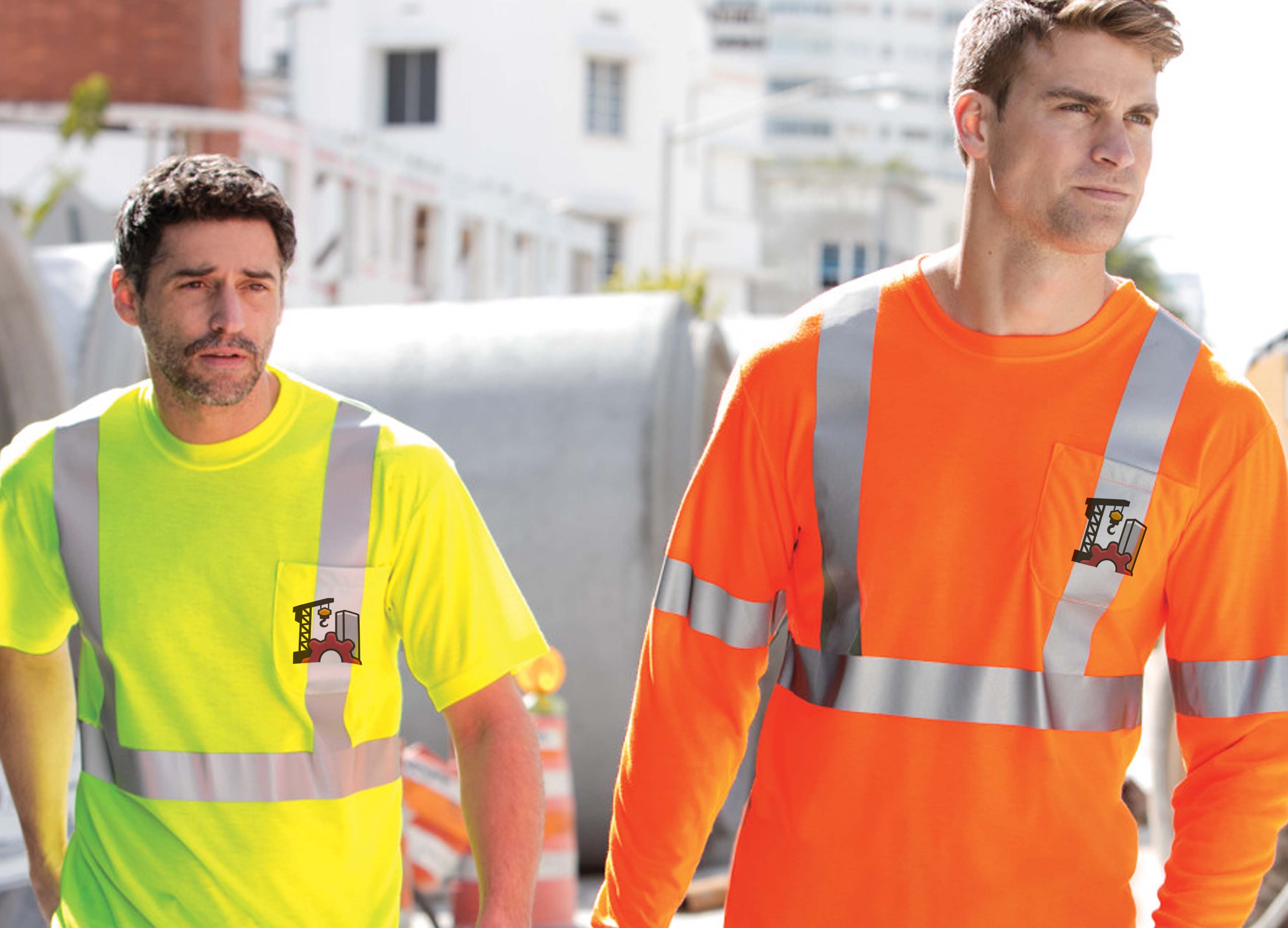 Custom Reflective T-Shirts & Hi Vis Reflective Work Shirts