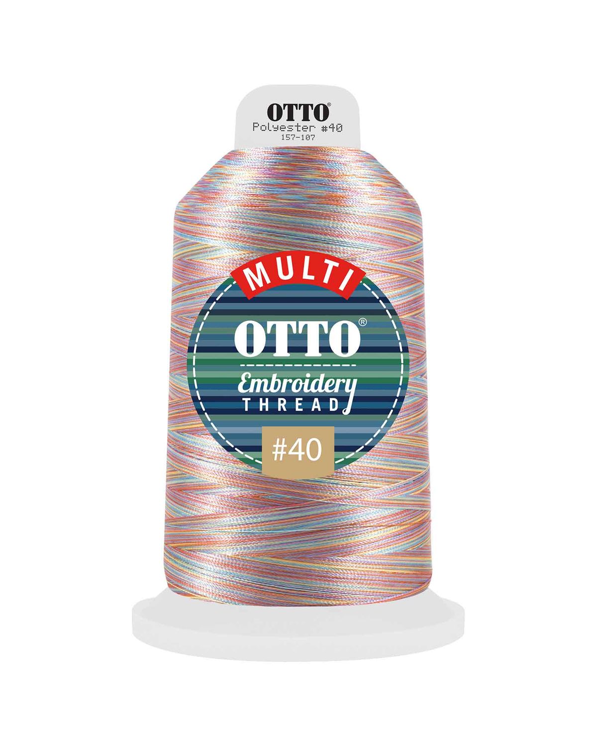 OTTO 157 107 Otto embroidery multicolor thread #40 5,500 yd. king cone ...